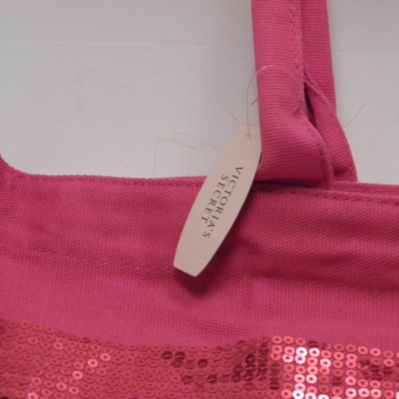 Victoria's Secret | Bags | Victoria Secret Oversize Pink Canvas ...